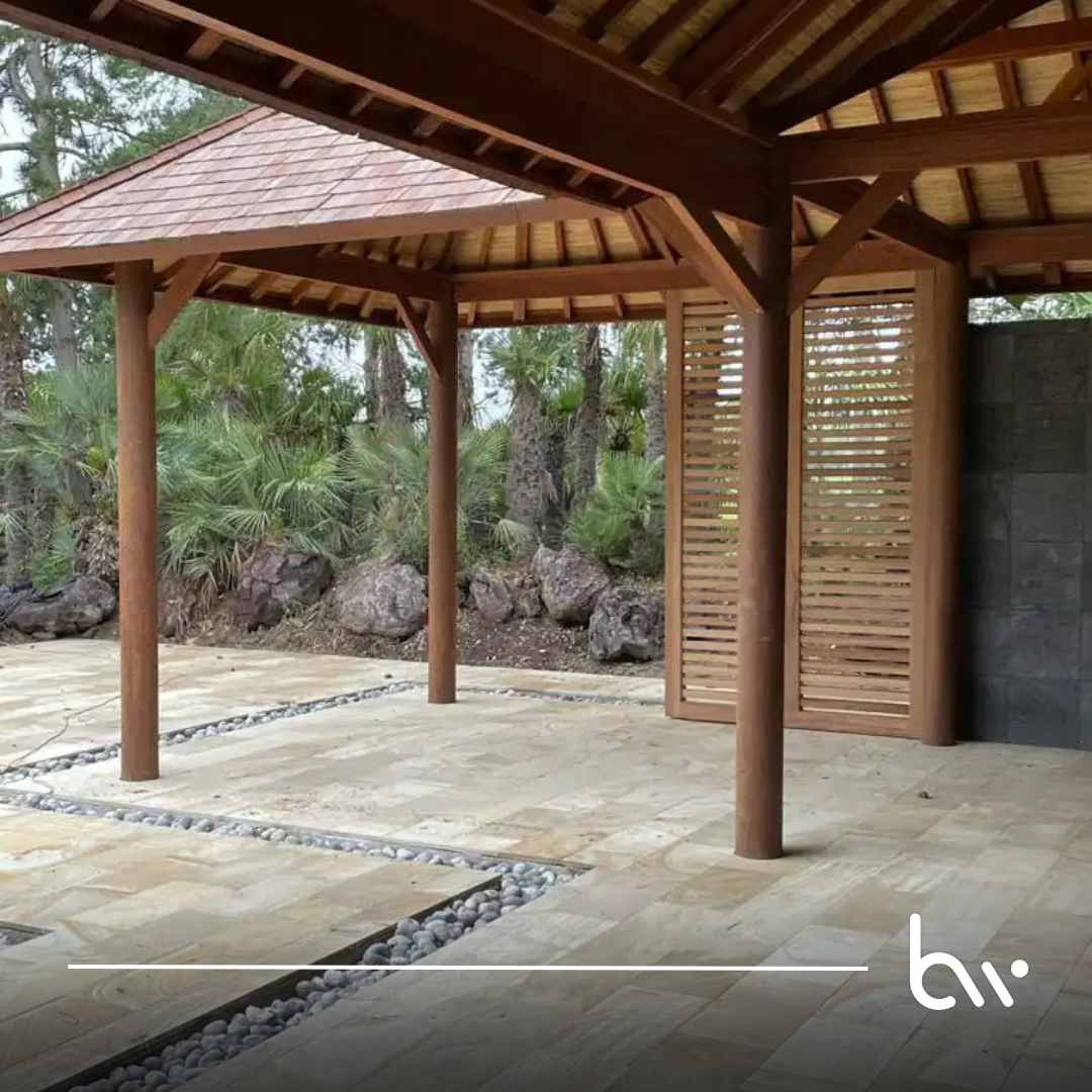 Modern Architecture with Indonesian Stone Tiles - Bali Stone ...